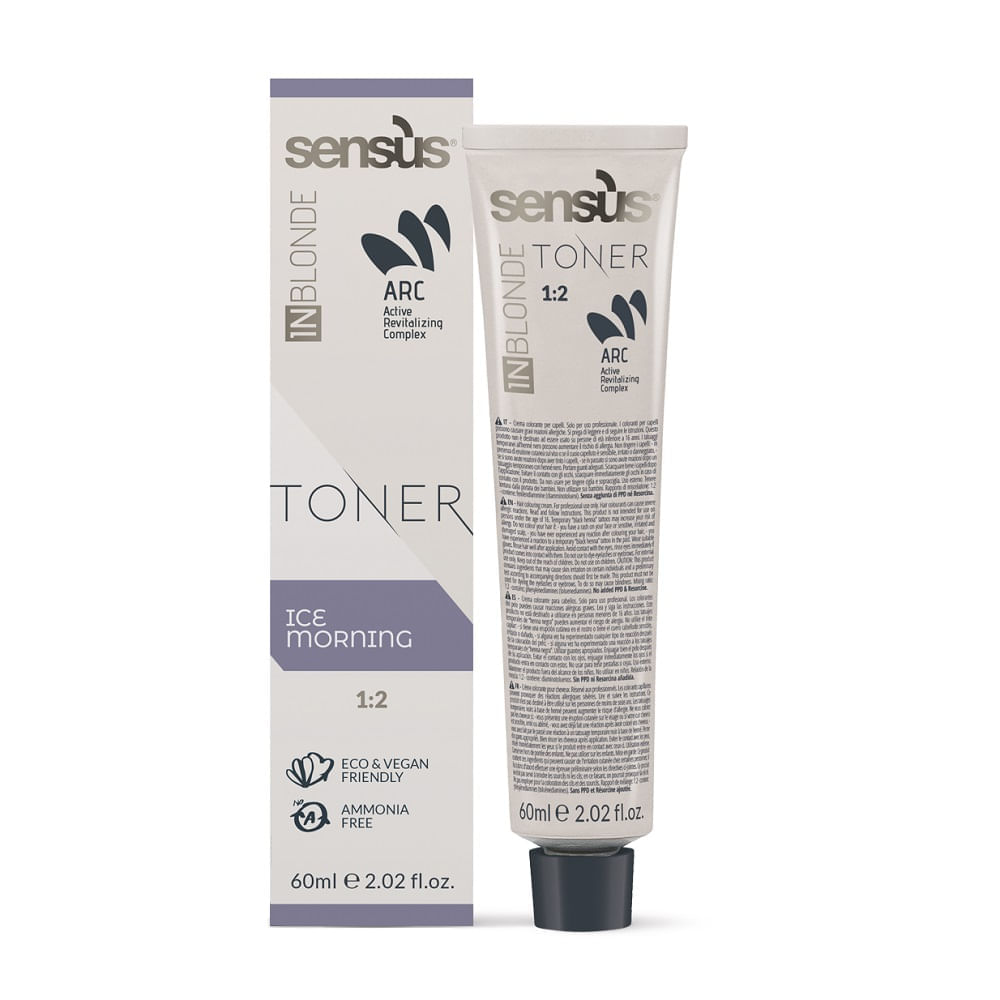 Sensus T-Area InBlonde Ice Morning 60ml Toner pentru păr blond fără ...